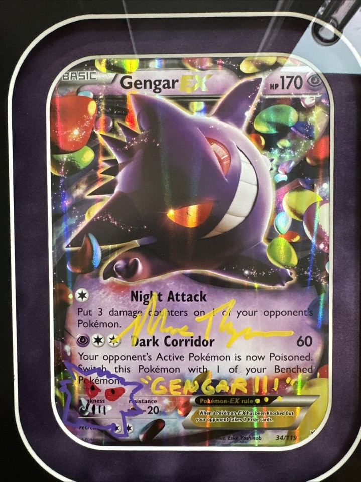 Sabrina’s Gengar Banned Art PSA 10 W/ Marc Thompson Voice Of Gengar ...