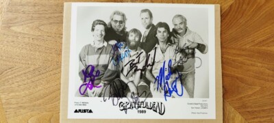 Grateful Dead Fully Signed Photograph, Including Brent Mydland | eBay