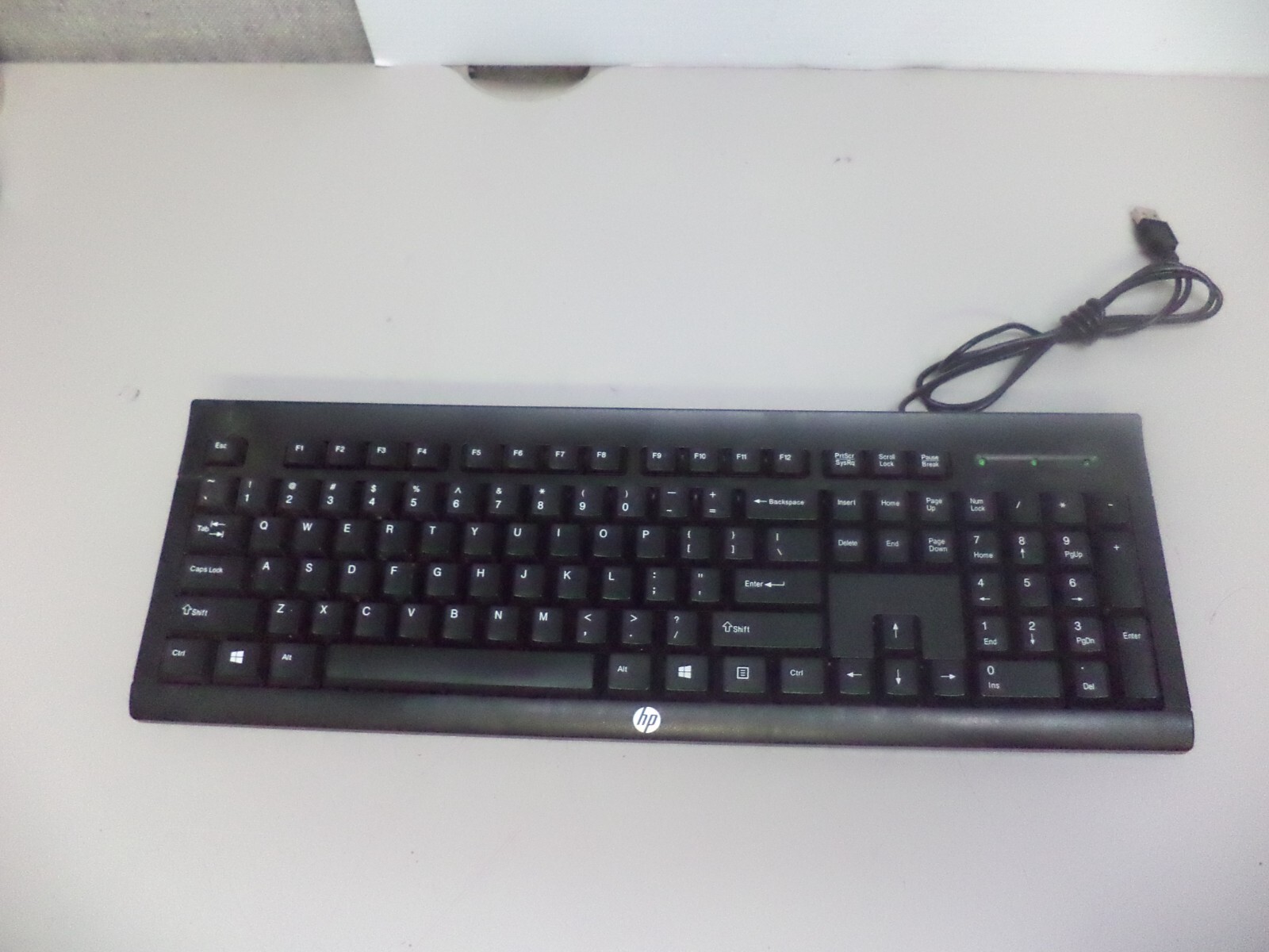 Lot of 5 HP Black USB Wired Keyboard K45 691725-371 | eBay