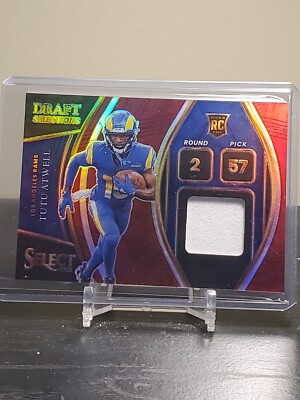 2021 Panini Select - TUTU ATWELL - Draft Selections RELIC - Red Prizm ...