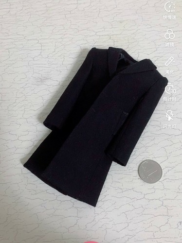 1/6th Scale Windbreaker Overcoat Dust Coat Long Suit Frock Male Clothes ...