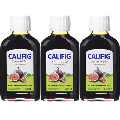 Califig Syrup of Figs 100ml - Pack of 3 5012335414303 | eBay UK