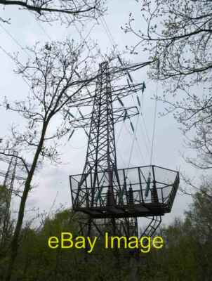 Photo 6x4 Pylon in the wood Cudworth Common/SE3907 Many years ago (20 ...