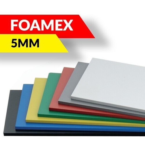 Foam PVC Light Weight Signage Sheet 5mm - Foamex® Board Blanks Craft ...