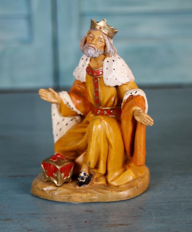 Vintage 1998 Fontanini Nativity King 6" Scale #404 Dep Italy Melchior Simonetti | eBay