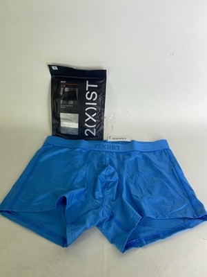 2xist Sexy Sliq Ultra Low Rise Trunk Boxer Briefs Malibu Blue Mens Size ...