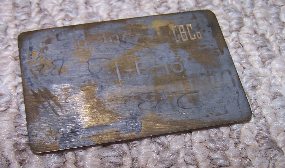 Vintage Navy Department Bureau of Ships Line Voltage Regulator Plaque ...