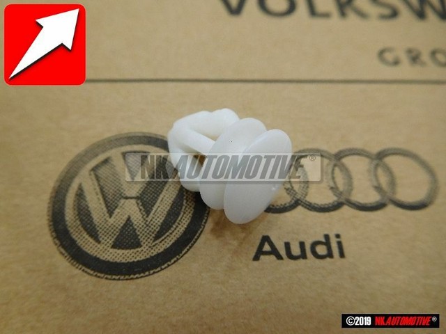 3x Original VW Side Moulding Trim Strip Clip Fastener - 191853585A for ...