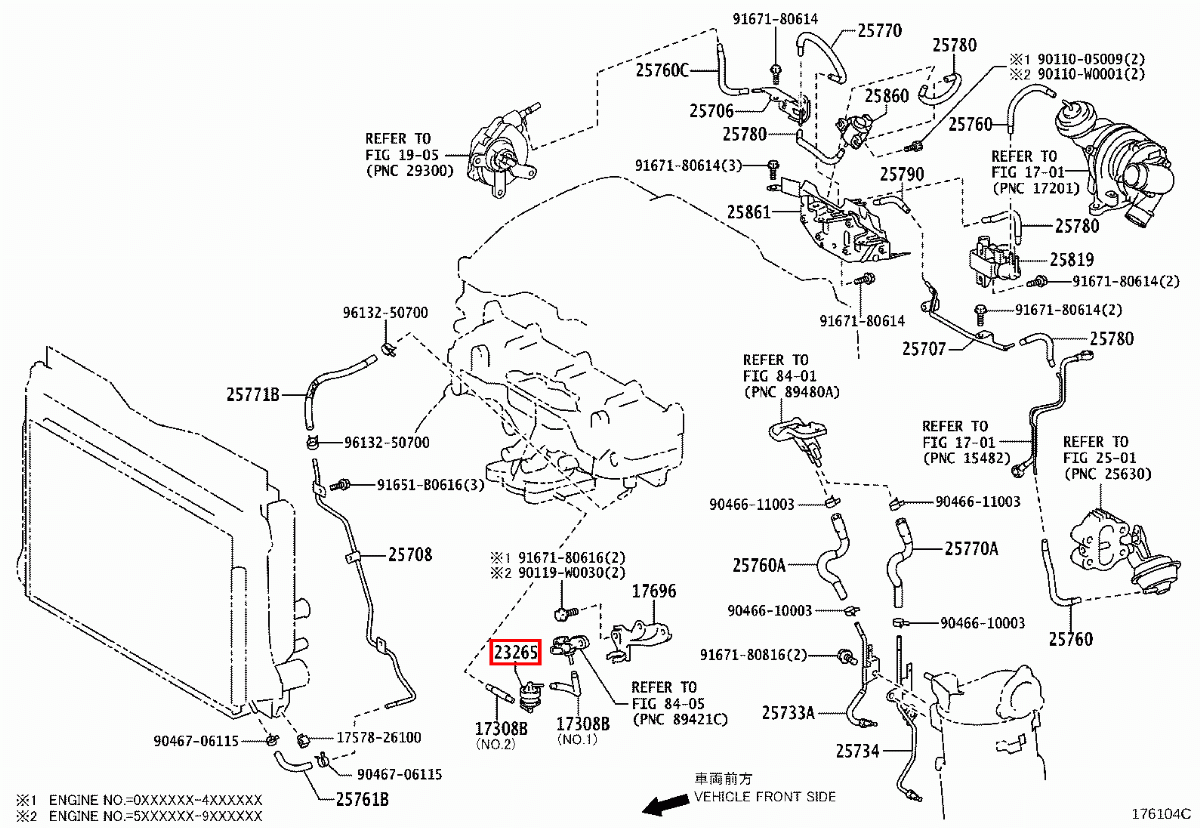 Genuine Fortuner KUN51 KUN50 2KD 1KD MAP Sensor Oil Separator Filter ...