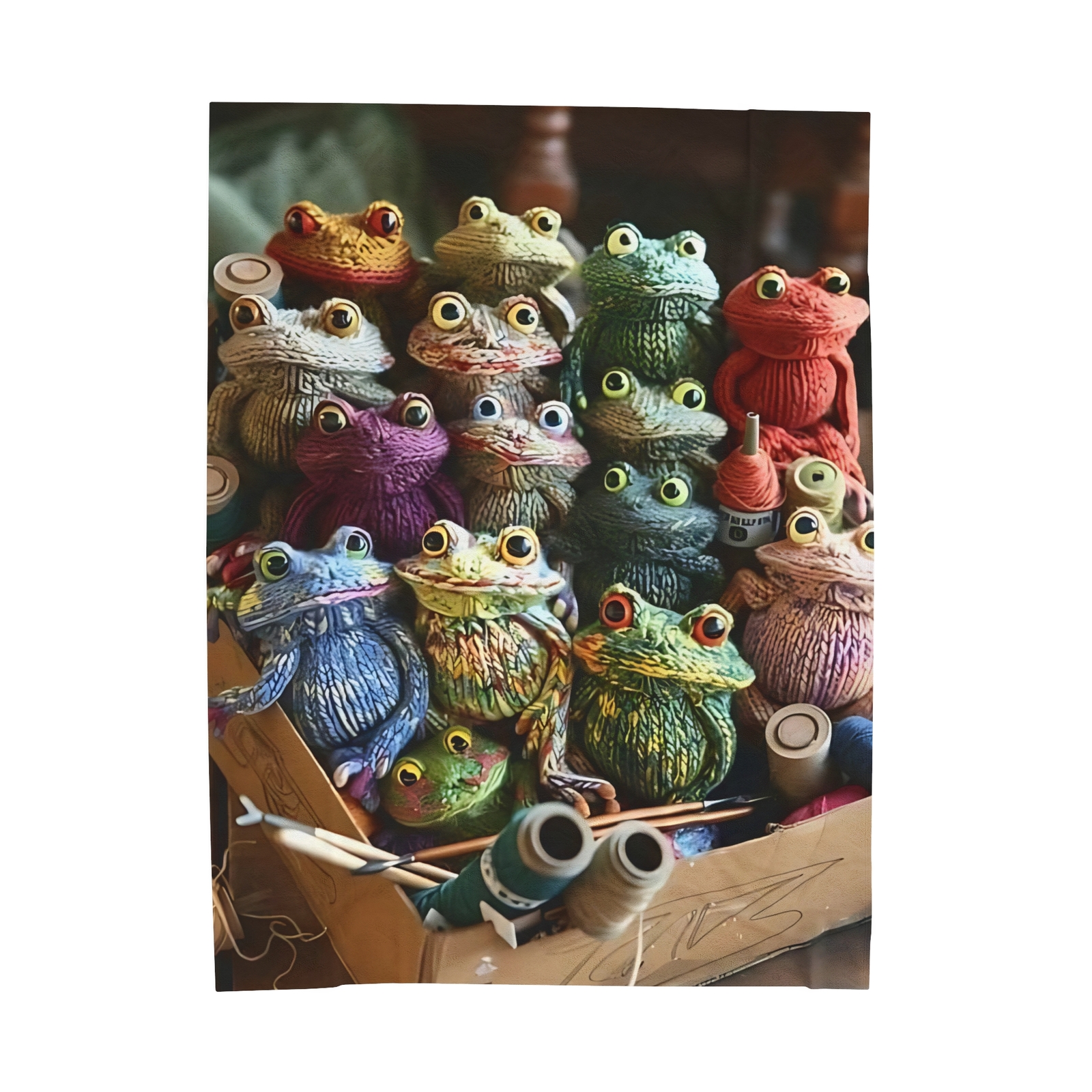 Frog Blanket, Crochet Frogs, Cozy Throw, Soft Bedding, Snuggle Afghan ...