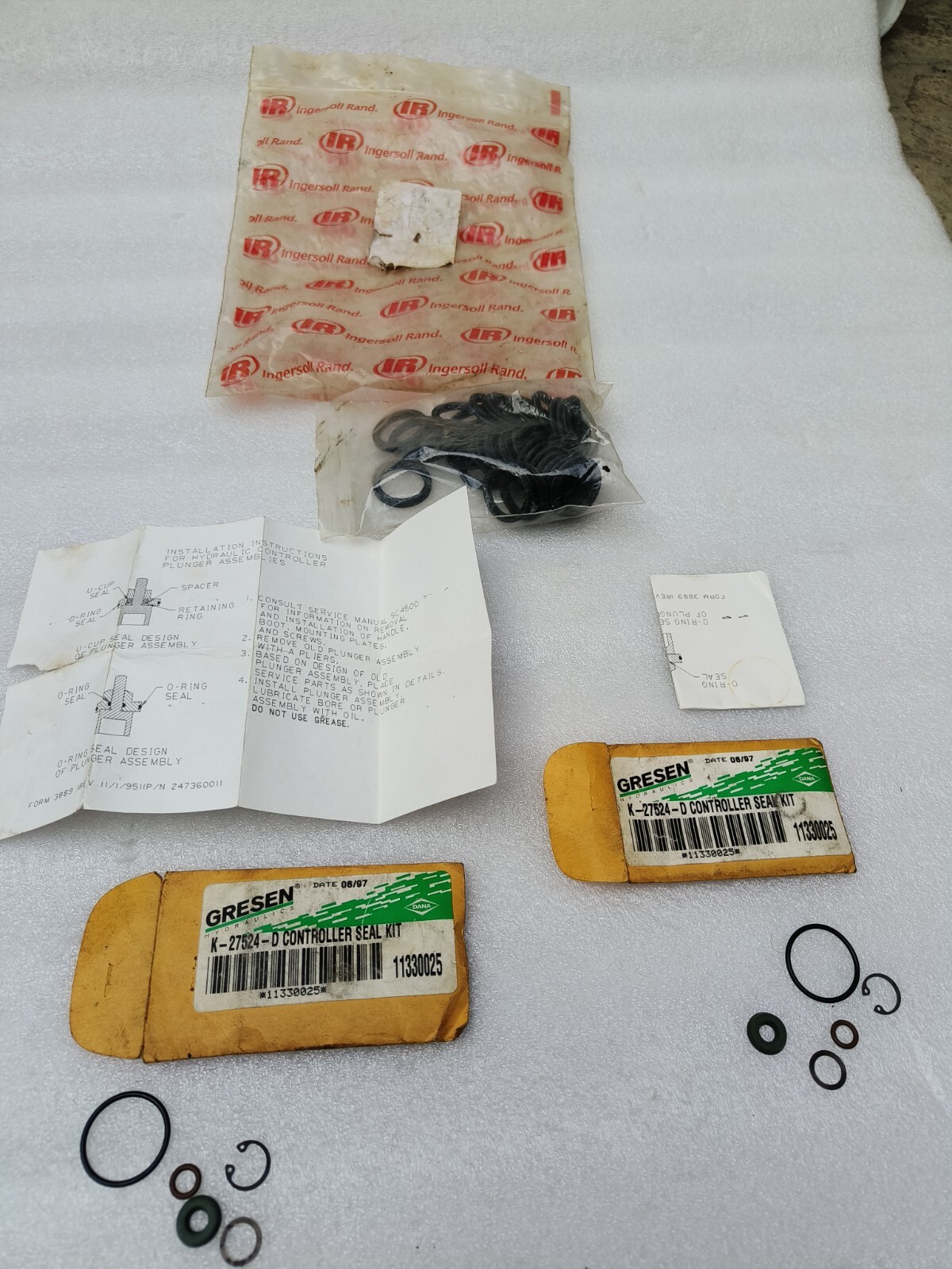 PARKER GRESEN HYDRAULICS K-27524-D CONTROLLER SEAL KIT(LOT AS SHOWN IN ...