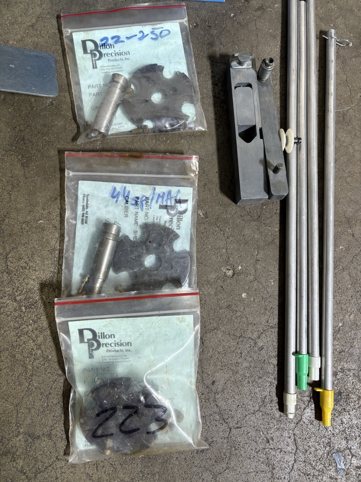Dillon Precision RL450 Reloading Press W/ 223, 22-250, 44mag Conversion ...