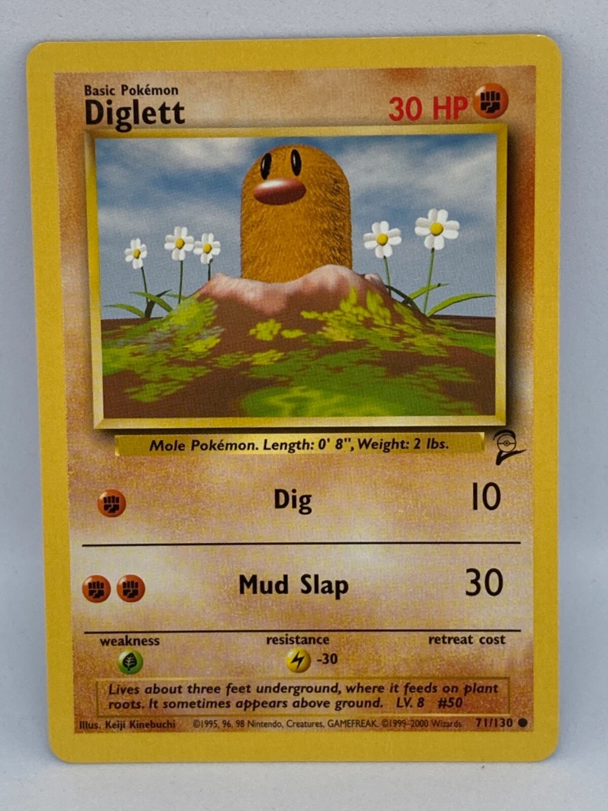 Vintage Pokemon 2000 Base Set 2 - Diglett - 71/130 - NM | eBay