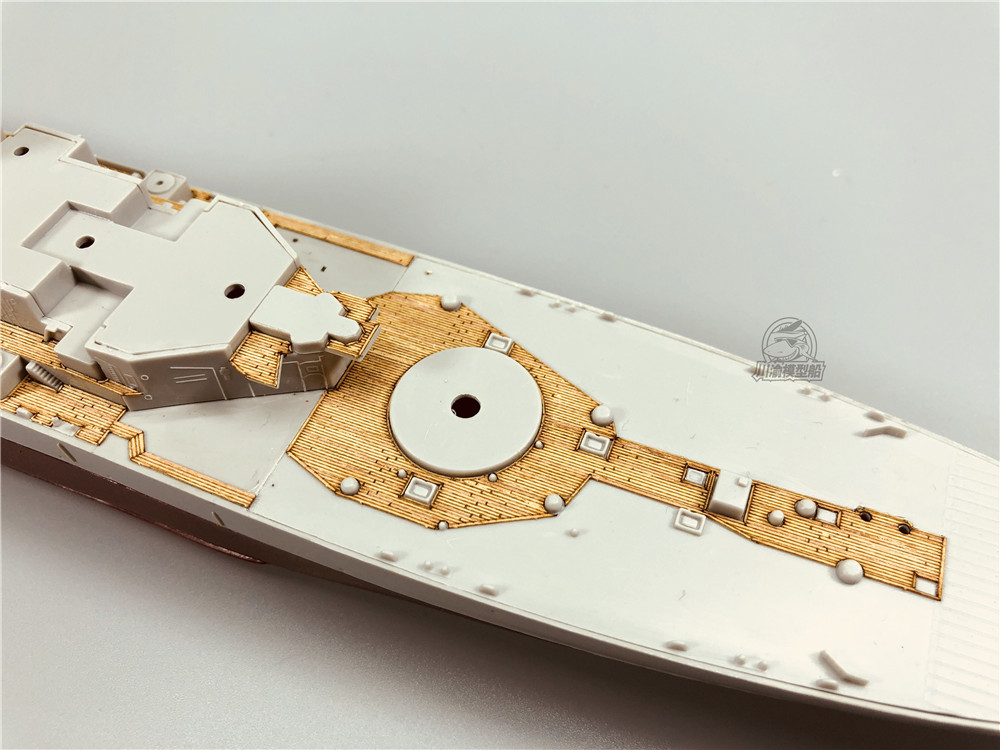 Wooden Deck for Trumpeter 05701 1/700 Scale US Battleship BB-61 Iowa ...