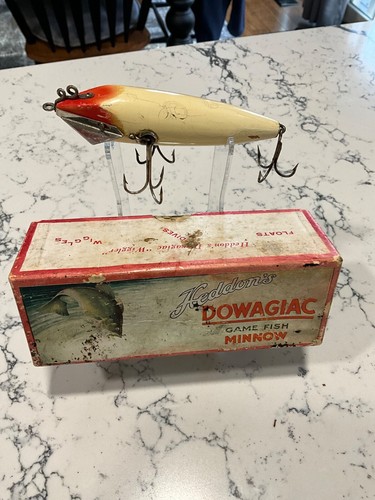 Heddon 1602 Deep Diving Wiggler c 1910s Combo legible box stamp | eBay