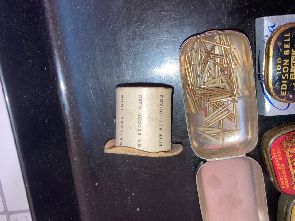 JOB LOTS RARE GRAMOPHONE NEEDLES IM REX HIS MASTERS VOICE REGAL EDISON ...