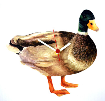 Mallard Duck Clock - Mallard Ducks - Mallard Duck Clocks - Duck Gift R4 ...