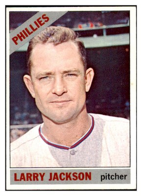 1966 TOPPS #595 LARRY JACKSON PHILLIES NR-MT SET BREAK 455276 (KYCARDS ...