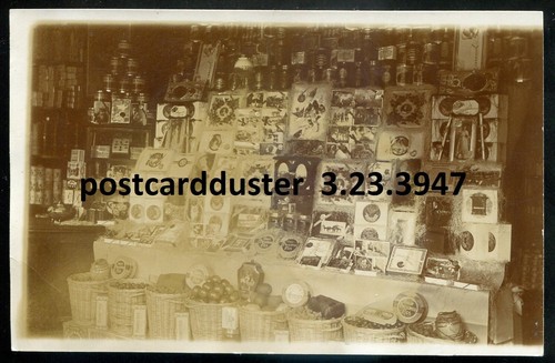 ENGLAND 1910s Grocery Store Interior. Real Photo Postcard | eBay