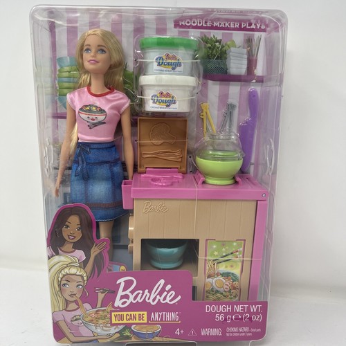 Barbie Florist Playset 12" Blonde Doll, Flower-Making Station, 3 Doughs ...