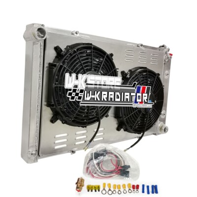 Aluminum Radiator & Shroud Fan For 1970-1981 Chevy Camaro/Monte Carlo ...