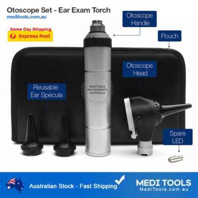 Otoscope, ENT Diagnostic Set, Ear Exam, Medical Students, Ear Wax Torch ...