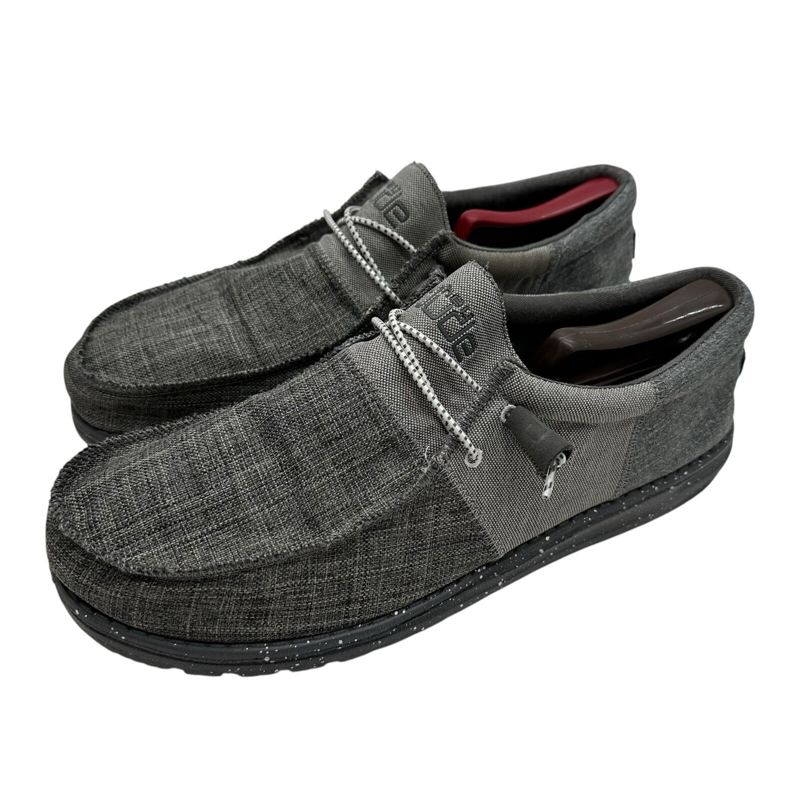 Hey Dude Wally Tri Mens 12 Cinder Block Slip On Shoes… - Gem
