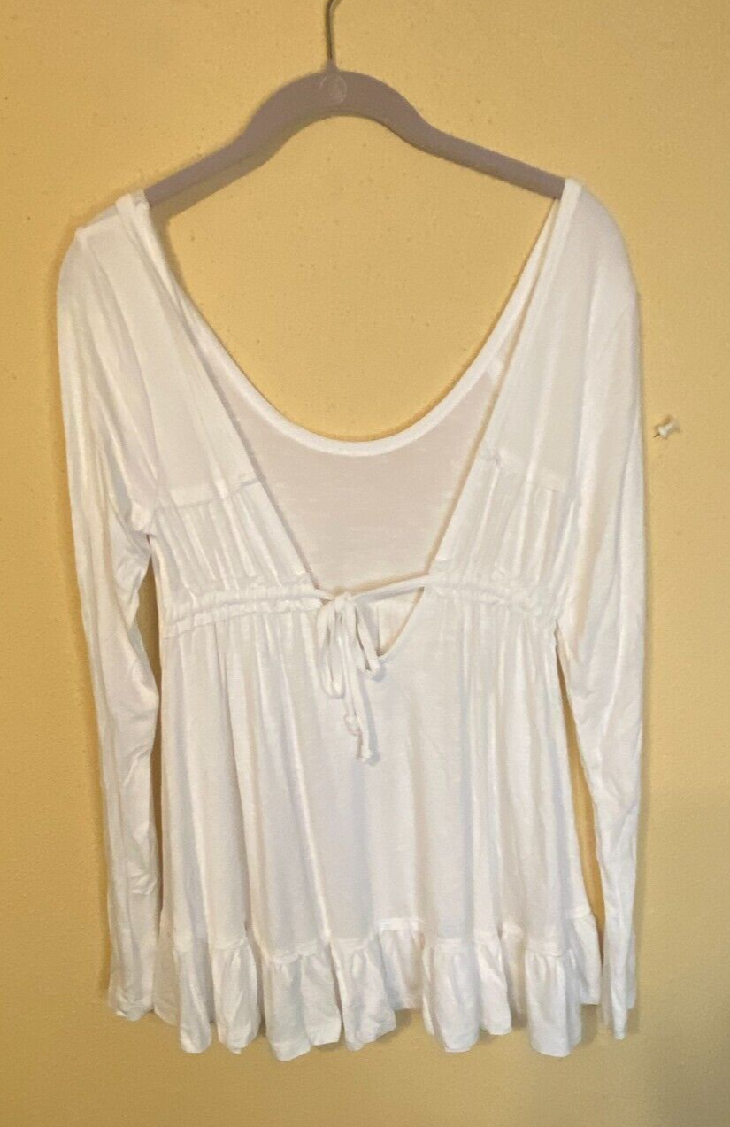 Venus Tunic White SZ S Long Sleeves | eBay