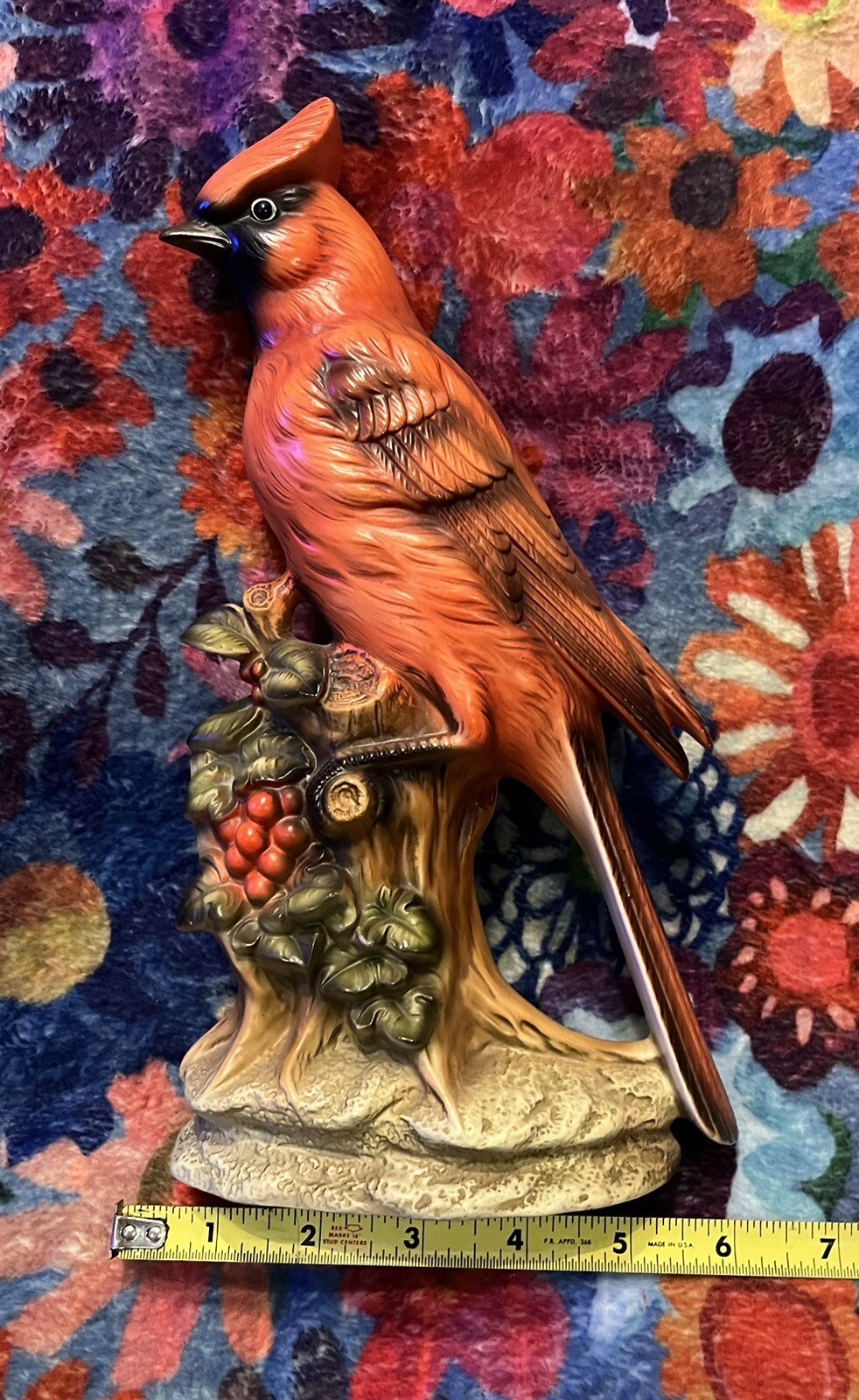 Vintage Cardinal Bird Figurine | eBay