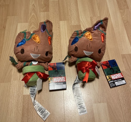 New Disney Marvel Baby GROOT 10" Plush Holiday Light-Up Lot Of 2 | eBay