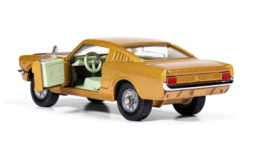 Corgi Ford Mustang Fastback 2+2 - Gold & Black #320 Die-Cast Car ...