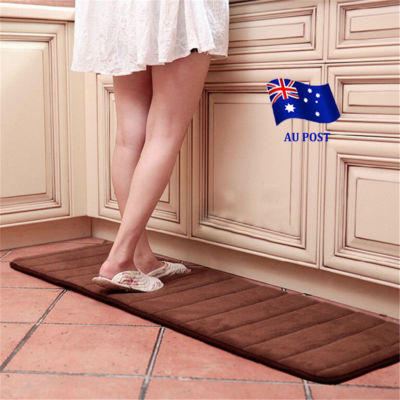 Memory Foam Washable Mat Bedroom Floor Pad Non-slip Bath Rug Mat Door ...