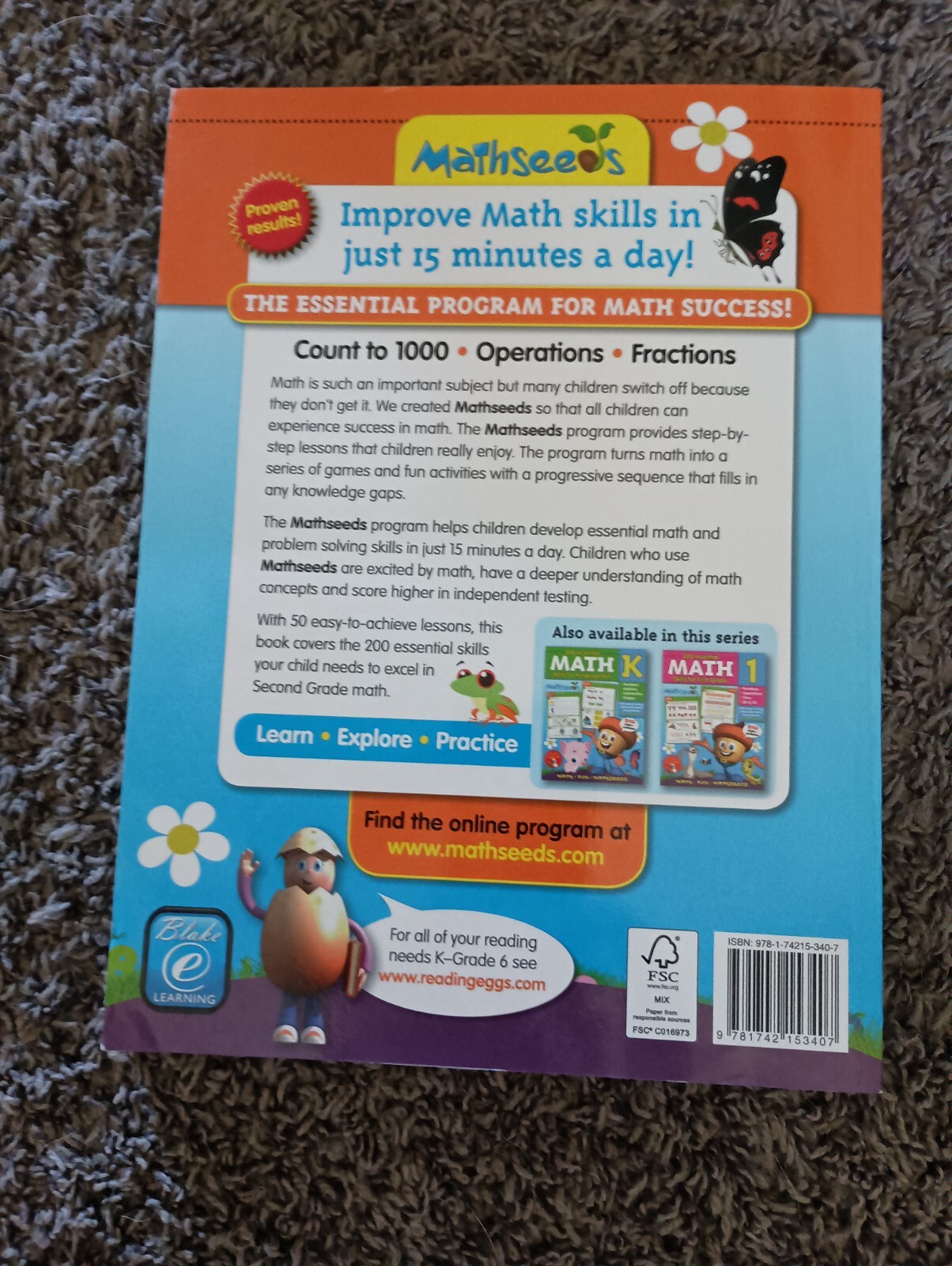 Reading Eggs Mathseeds Grade 2 Math Textbook NEW | eBay