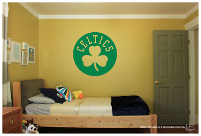 Boston Celtics WALL ART VINYL DECAL STICKER 22"x22" COLOR CHOICE | eBay