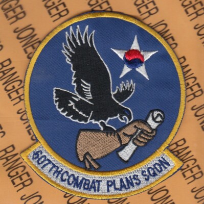 USAF Air Force 607th CPS Combat Plans Sqdn 4" pocket patch c/e | eBay
