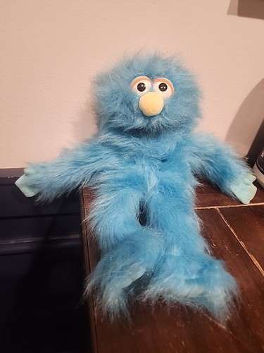 Silly Puppets 2019 Fuzzy Blue Monster 13” Hand Puppet Pretend Play | eBay