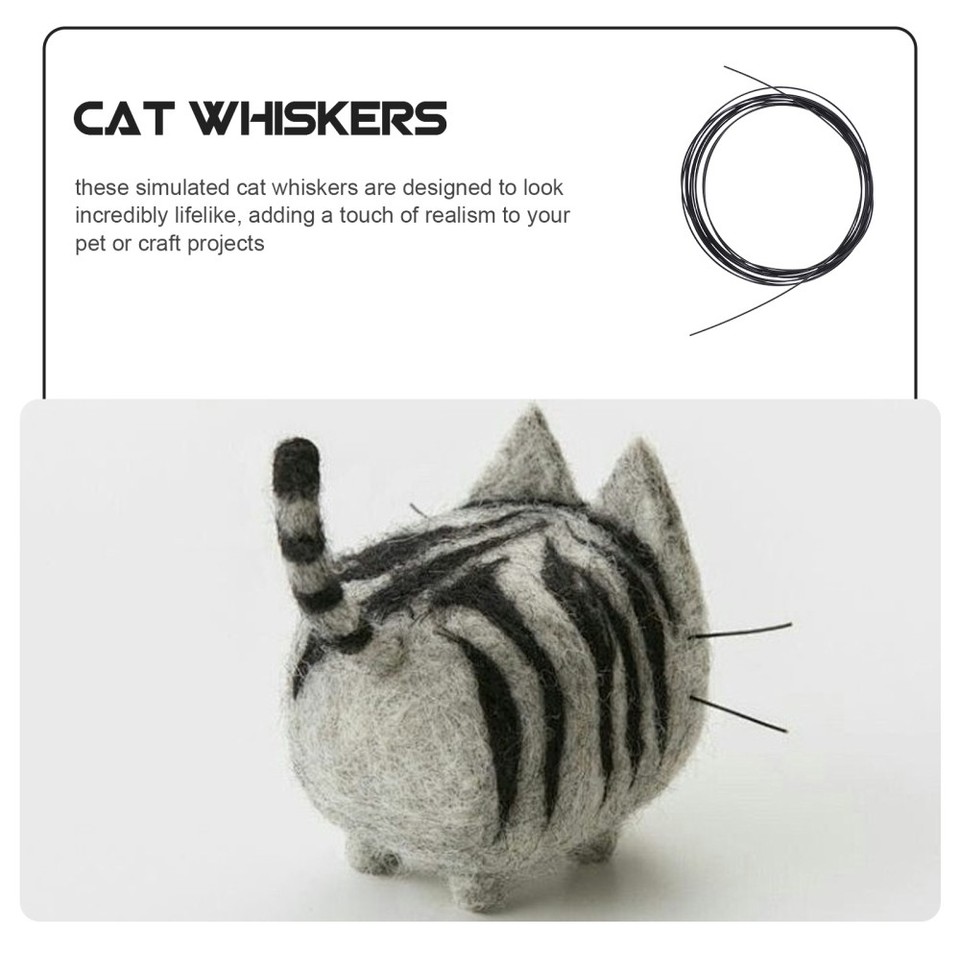 Simulated Cat Whiskers for Crafts Felt Toy Animal Model Crafting ...