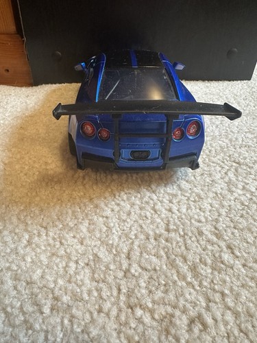 Fast & Furious Brian's Nissan GT-R (R35) 1:24 Diecast Car Blue Jada ...