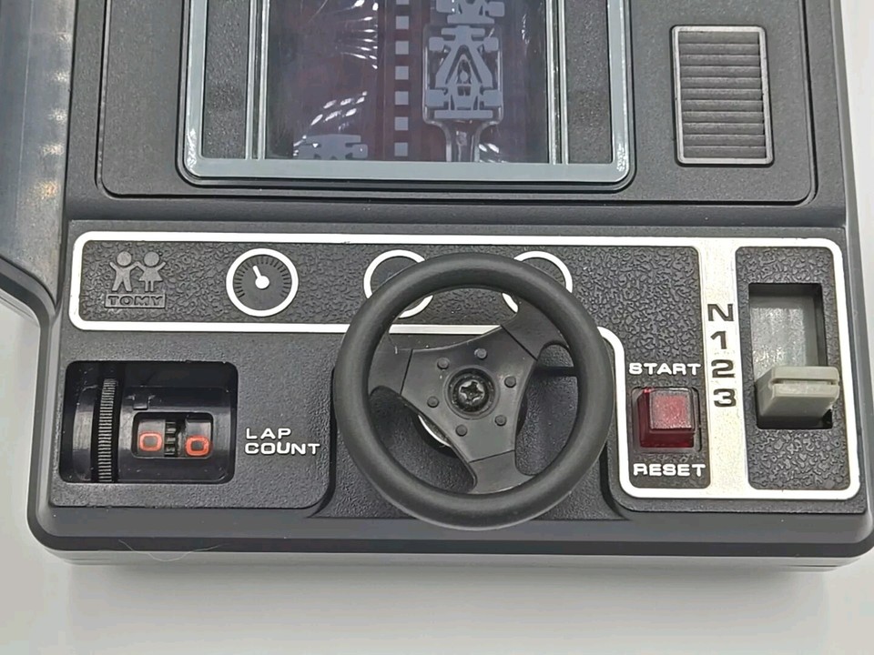 Tomy Digital Derby Auto Raceway Vintage 1978 Handheld Game Tested ...