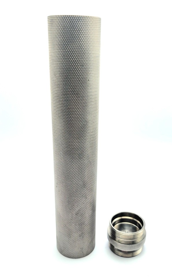 Maglite Flashlight D Cell Extension Tube 8.5" USA MADE TITANIUM, Heavy ...