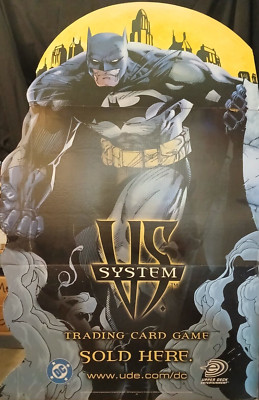 DC Batman Cardboard Cutout VS Systems Promo 60" x 36" | eBay