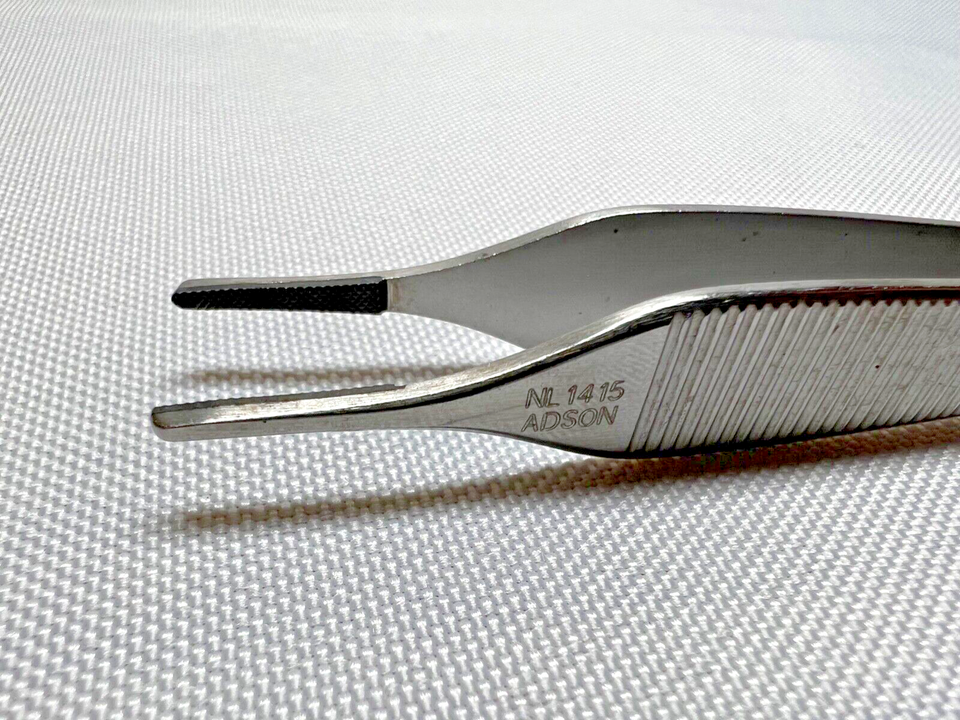 V. Mueller NL1415 Adson Vital Tissue Forceps 4-3/8" Tungsten Carbide | eBay