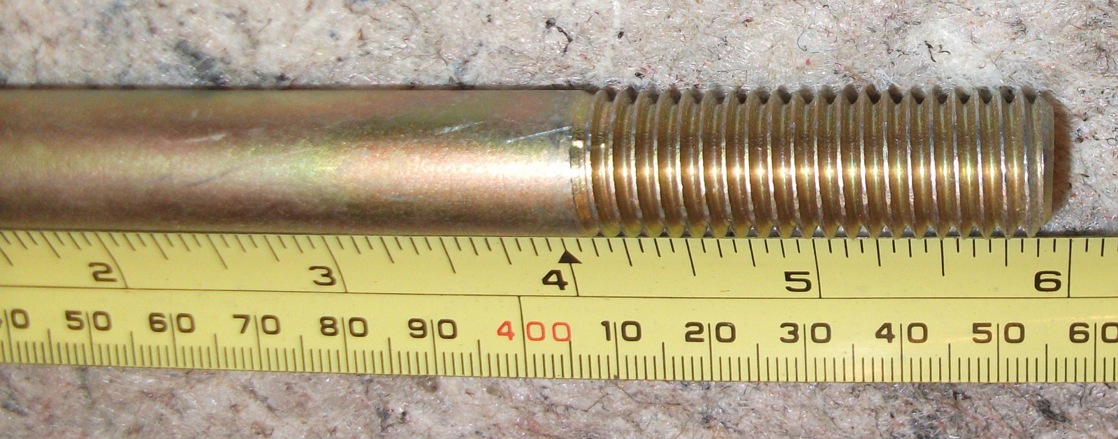 21 PCS 18" BOLTS APPROX.12 THREADS PER INCH COARSE APPROX 15MM METRIC ...