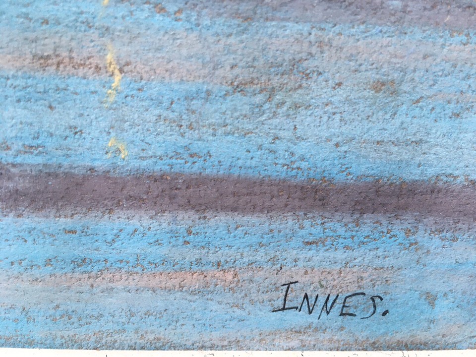 Very Beautiful Painting Drawing Pastel on Paper William Henry INNES ...