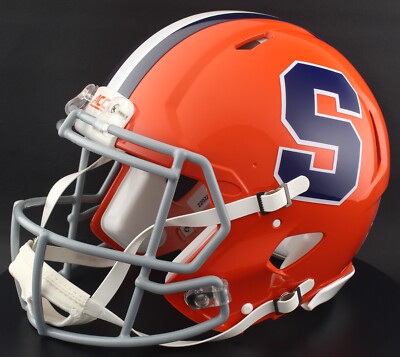 SYRACUSE ORANGE NCAA Riddell Speed Full Size AUTHENTIC Football Helmet ...