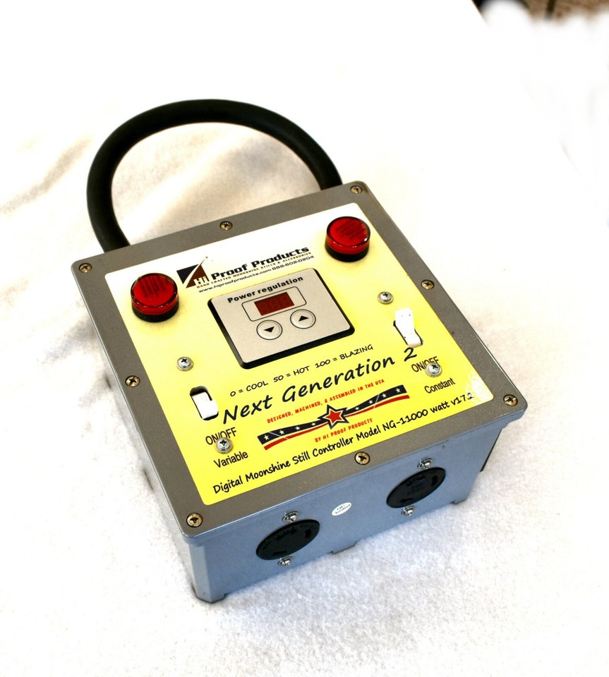 Improved 11000 watt Moonshine Still Controller & 2 Electric Heating ...