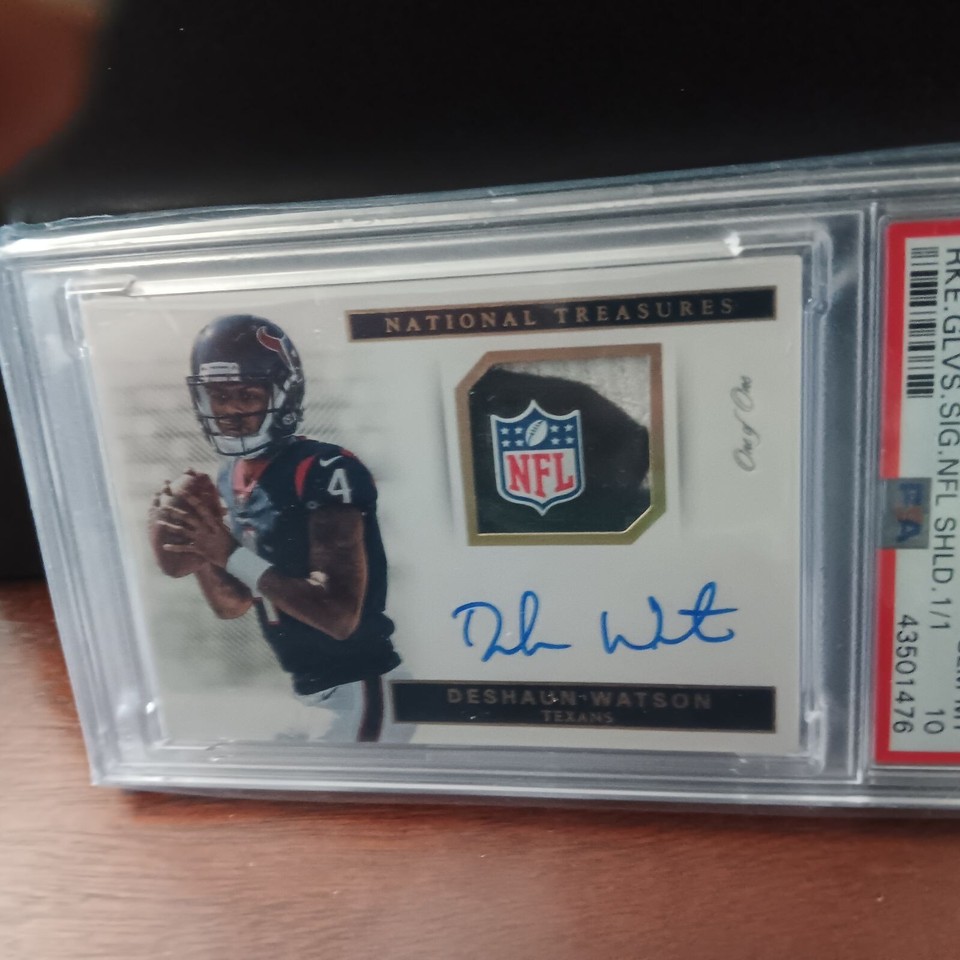 2017 Panini National Treasure Deshaun Watson NFL Shield Patch 1 of 1 ...