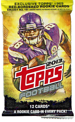 2013 Topps Football Patch Relic Auto Hot Pack 1969 Red Bordered Rookies ...