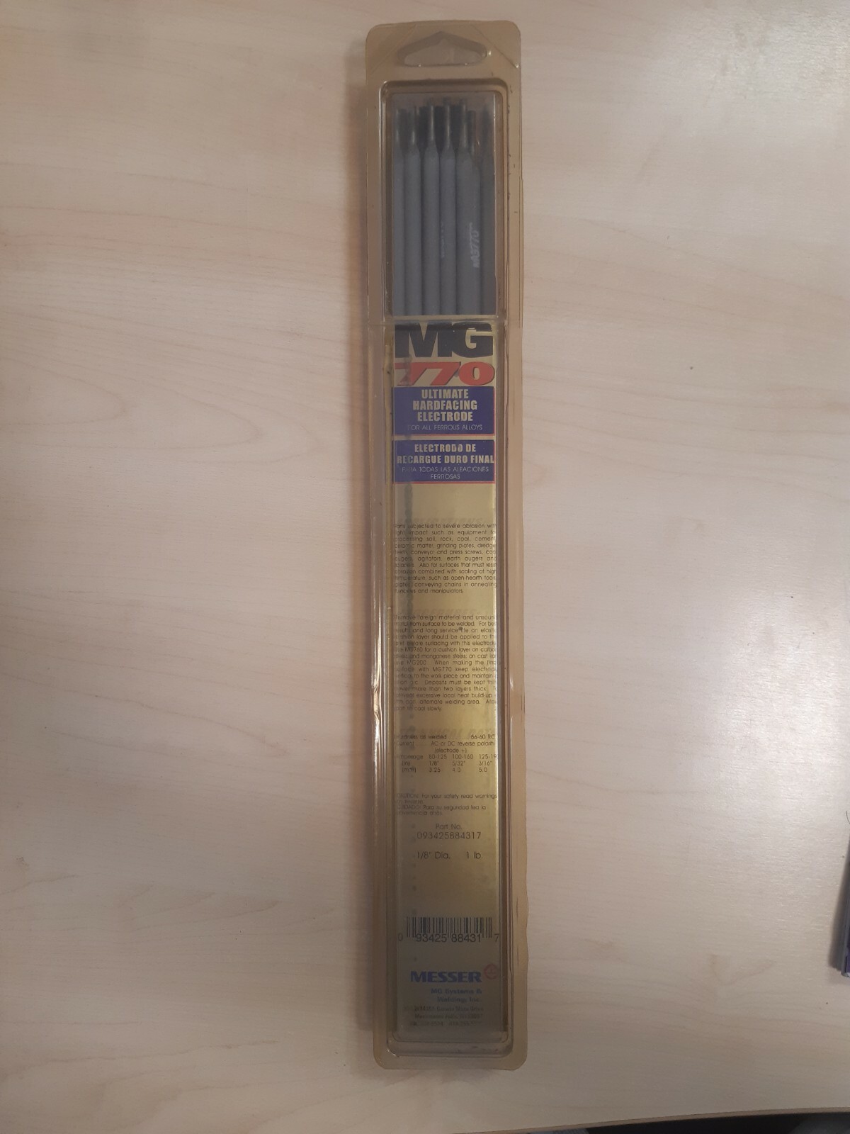 Messer MG Electrodes, 3.2mm ARC Welding Rods, Low Hydrogen, Gouging ...