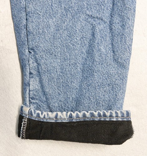 Carhartt Relaxed Fit Fleece Lined Jeans Leather Tag Mens 36x32 | eBay